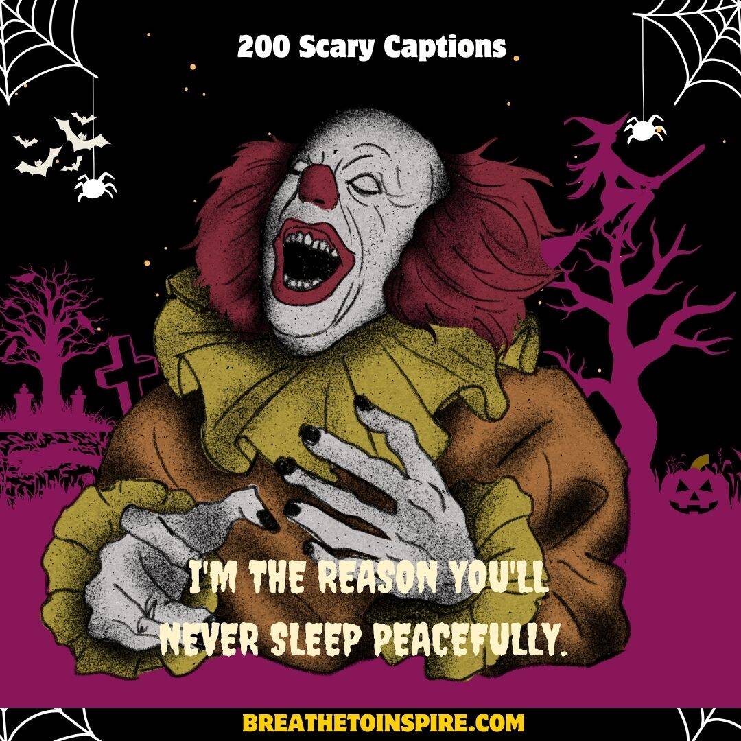 200+ Scary Captions For Instagram (Halloween 2023 Edition) - Breathe To ...