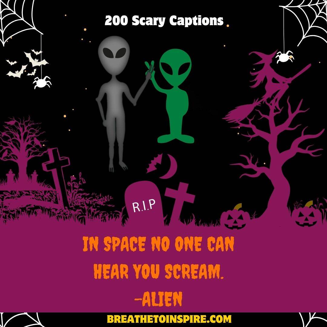 200+ Scary Captions For Instagram (Halloween 2023 Edition) - Breathe To ...