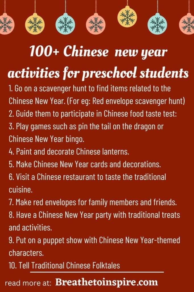 150 Chinese New Year Activities For Kids, Toddlers, Pre K, Kindergarten ...