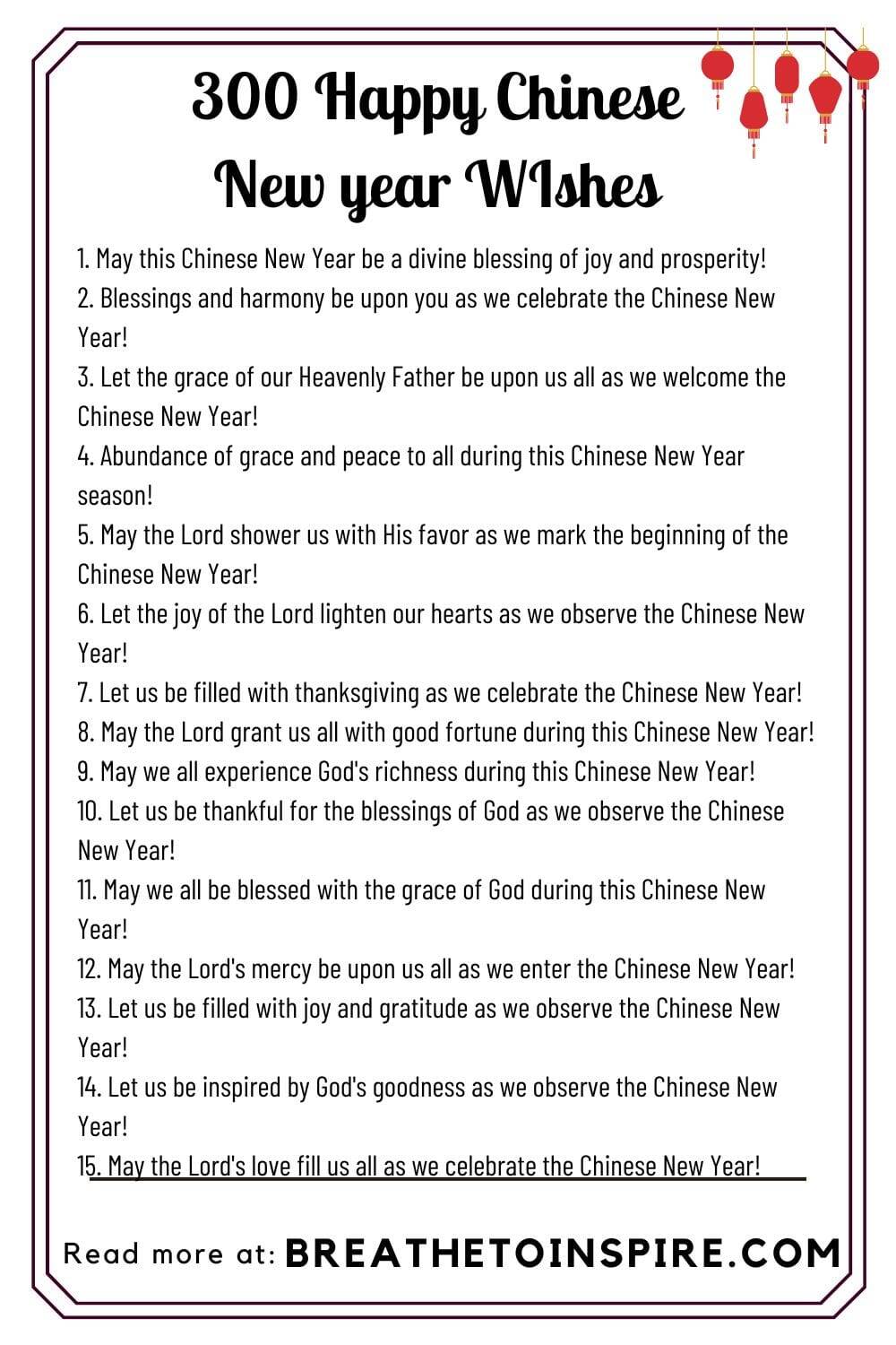 300 Chinese New Year Wishes, And Greetings For This Lunar And Spring ...