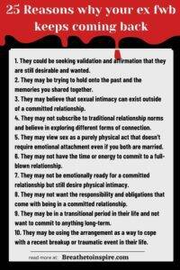 Why Does My Fwb Keeps Coming Back? (meaning, 25 Reasons, Tips With ...