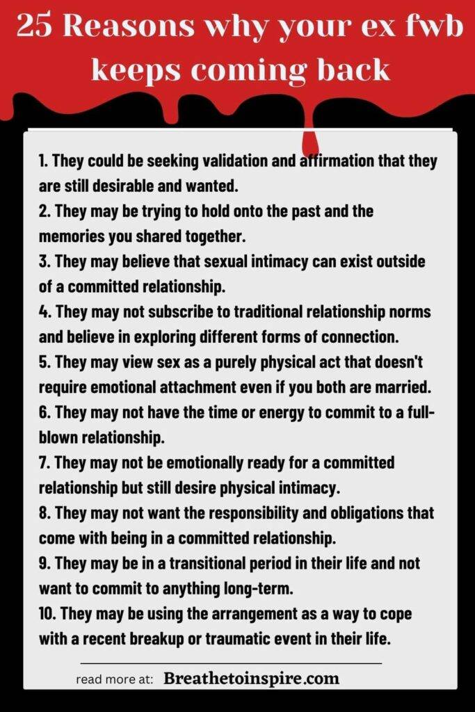 Why Does My Fwb Keeps Coming Back? (meaning, 25 Reasons, Tips With ...