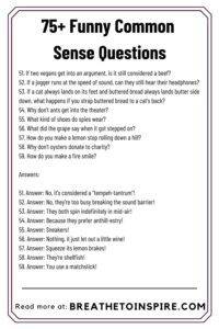 These 79 Funny Common Sense Questions And Answers Will Make You LOL ...