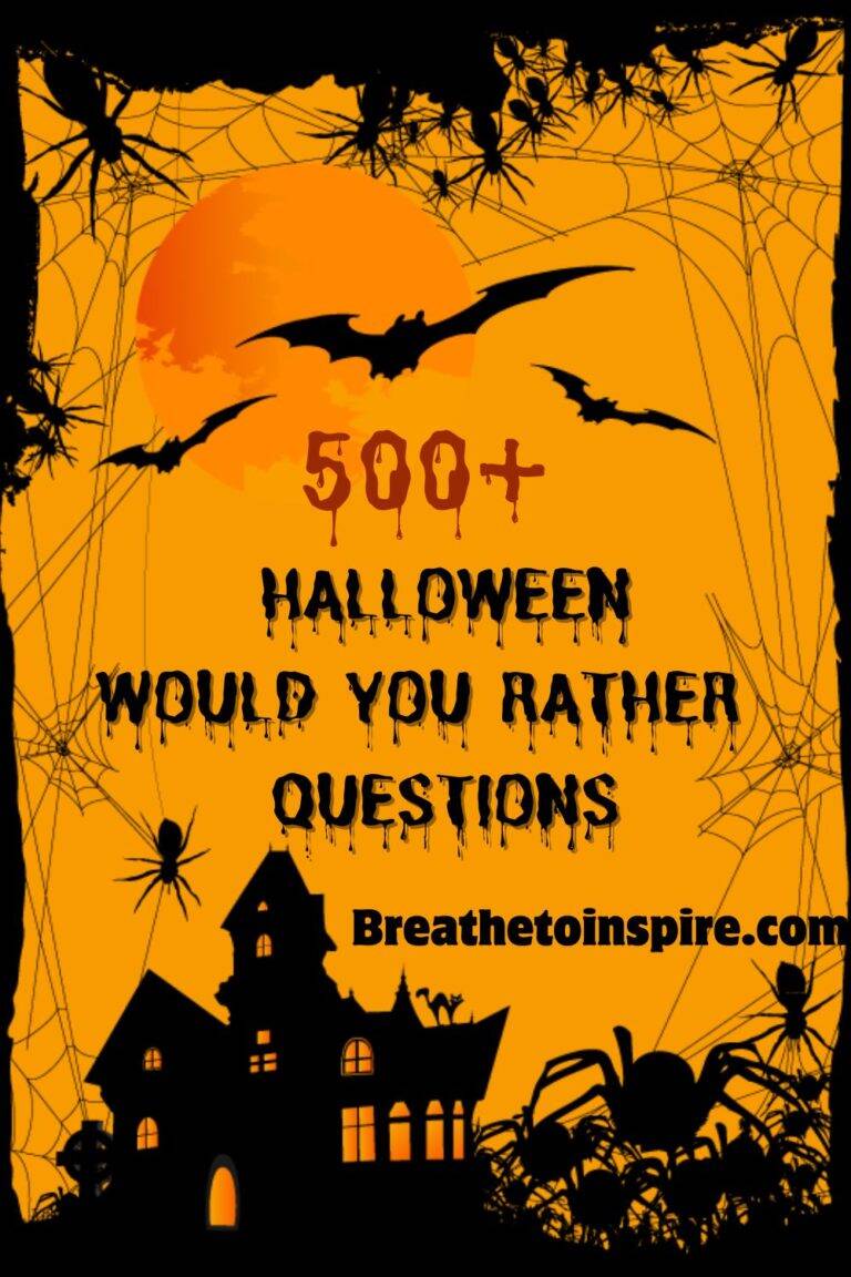 500+ Would You Rather Halloween Questions - Breathe To Inspire